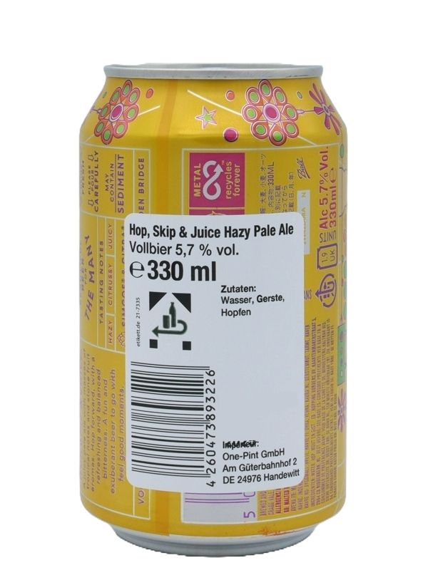 Vocation Hop, Skip & Juice - Hazy Pale Ale - 0,33l