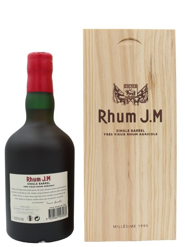 Rhum J.M 180011- 20 Jahre - Vintage 1999 - Martinique