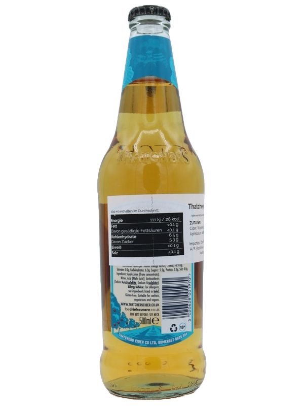 Thatchers Zero % - Somerset Cider alkoholfrei - 0,5l
