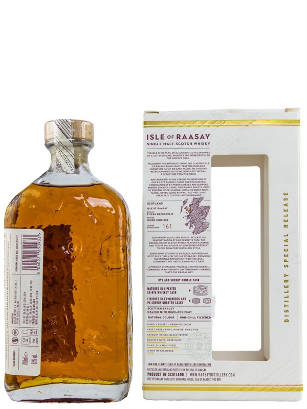 Raasay Rye & Sherry Double Cask - Distillery Special