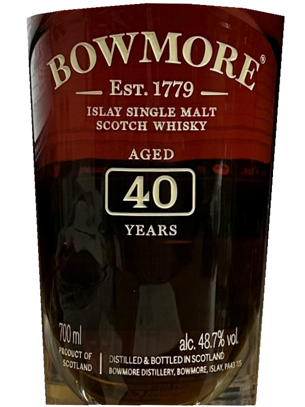 Bowmore 40 Jahre – 2022 Release – Original Bottling – 2cl Sample