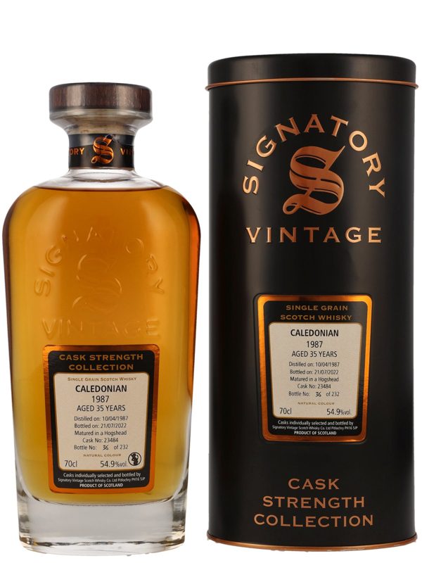 Caledonian 35 Jahre - Vintage 1987 - Hogshead Cask No. 23484