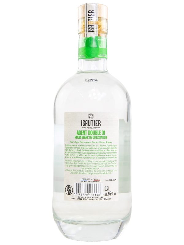 Isautier Agent Double 01 - Rhum Blanc de Dégustation