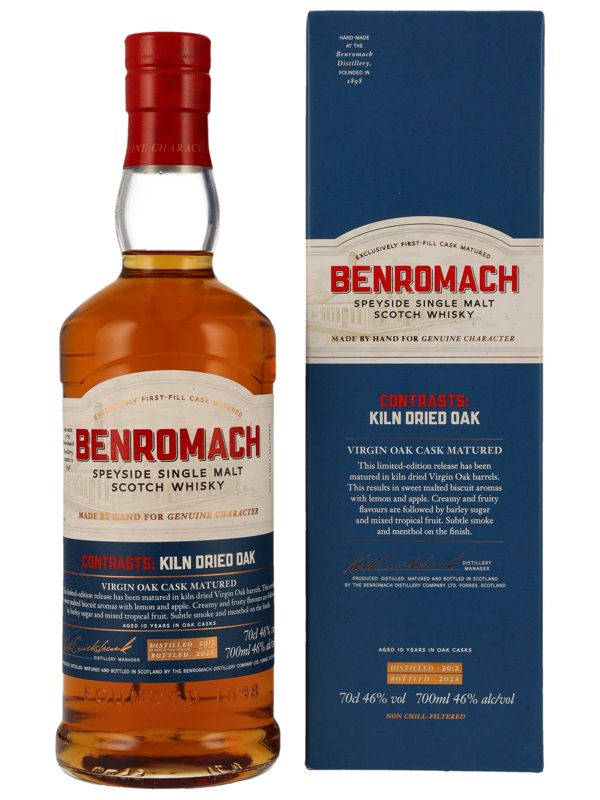 Benromach Contrasts: Kiln Dried Oak - 10 Jahre - Vintage 2012