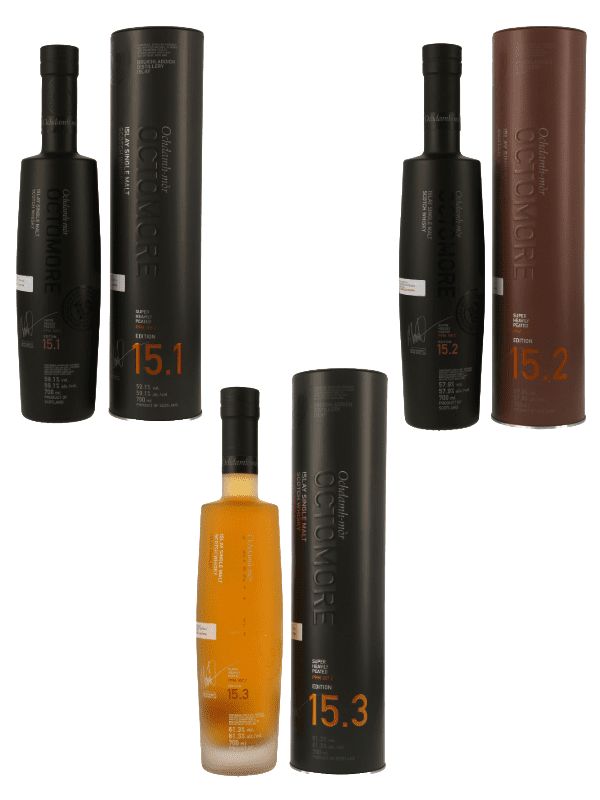 Octomore 15.1, 15.2 und 15.3 - 3x2cl Sample-Set