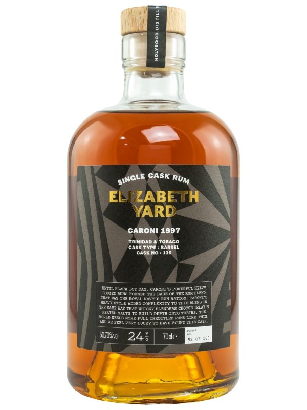 Elizabeth Yard Caroni 1997 - Holyrood Distillery 24 Jahre