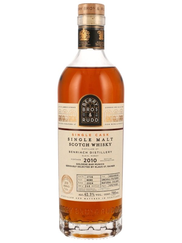 Benriach Cask No. 3736 - Vintage 2010 - Hogshead - Berry Bros.